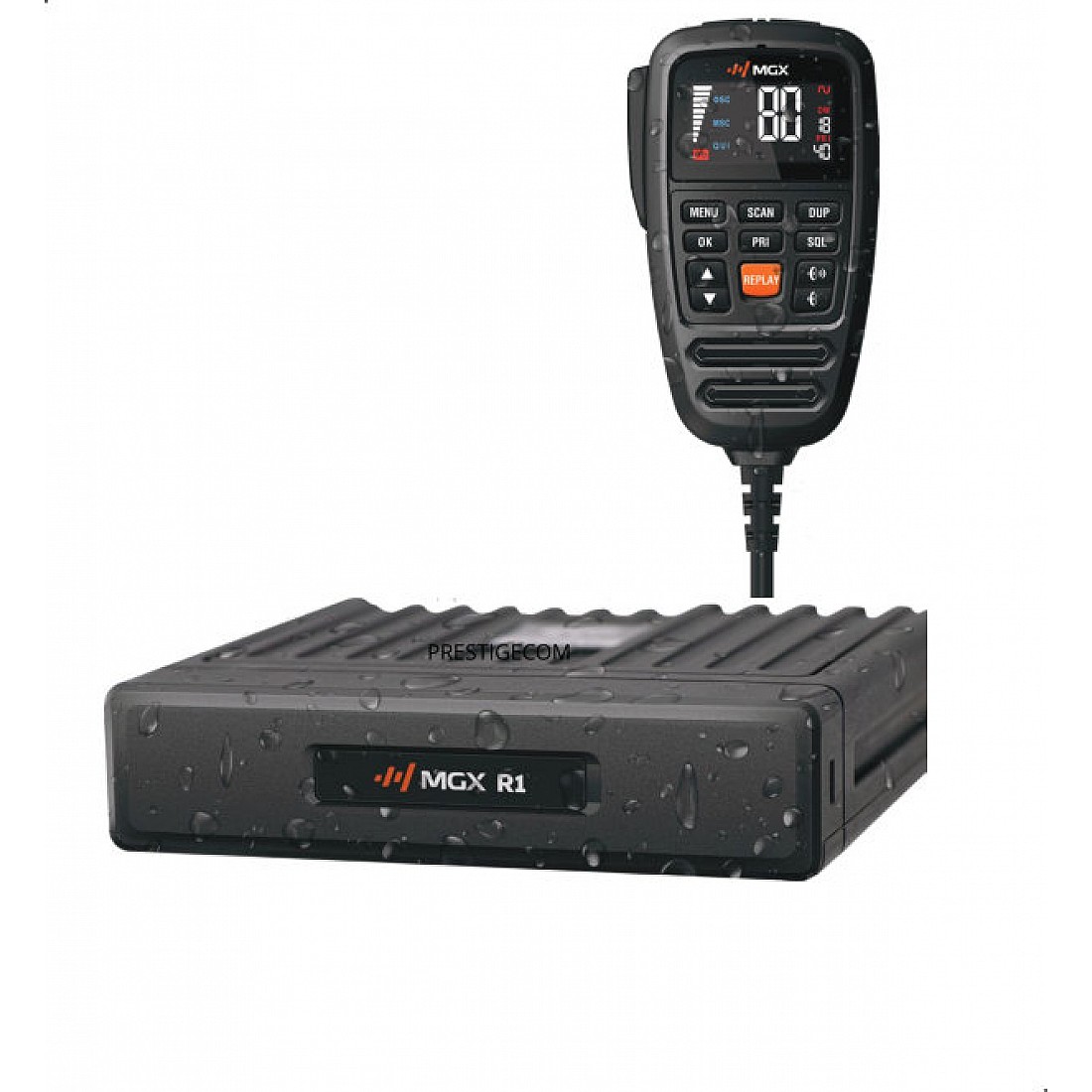 MGX R1 80 Channel IP67 12/24V UHF CB Explorer Pack